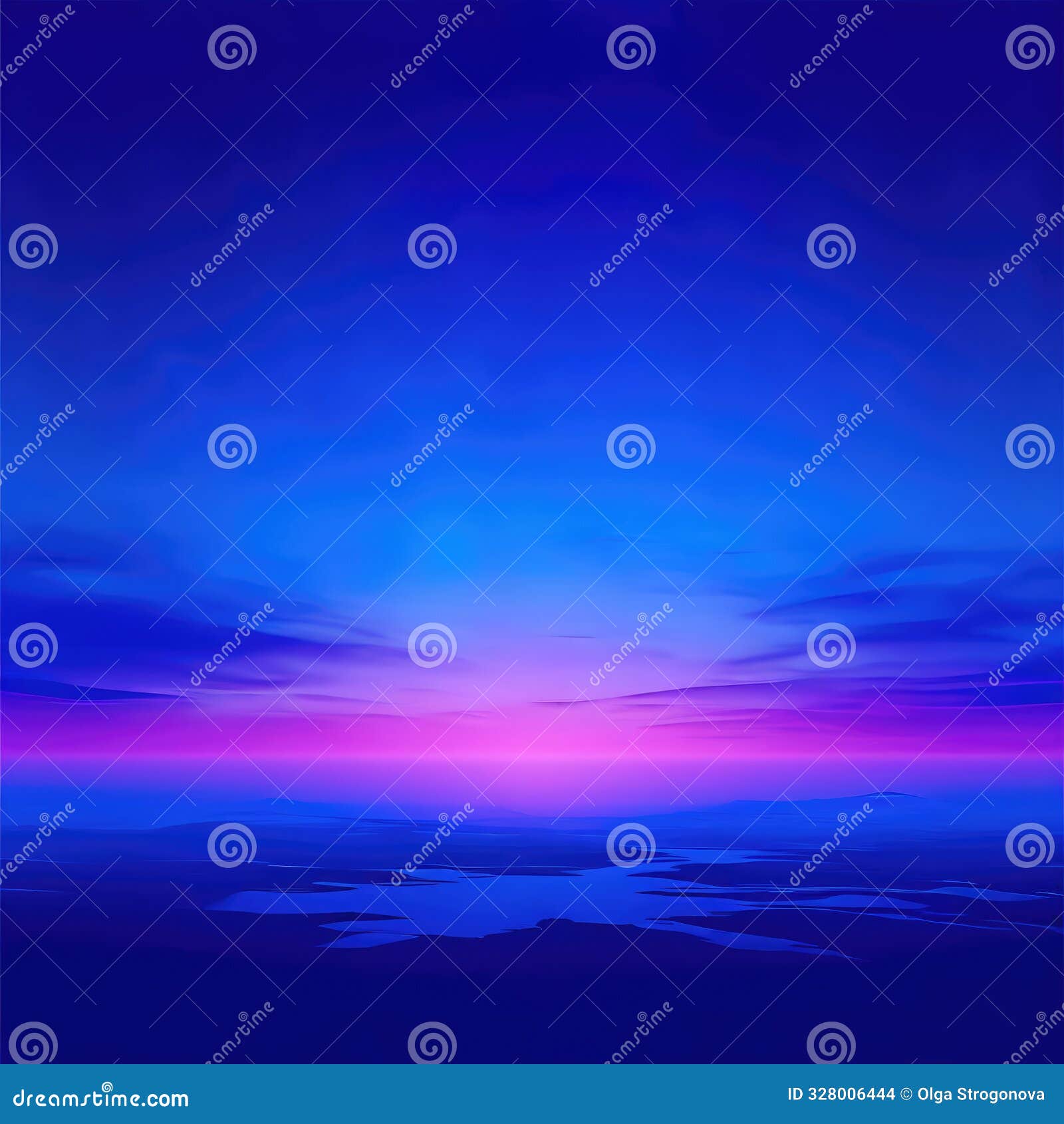 Mystical Blue Surreal Landscape Stock Photo - Image of salt, reflection ...