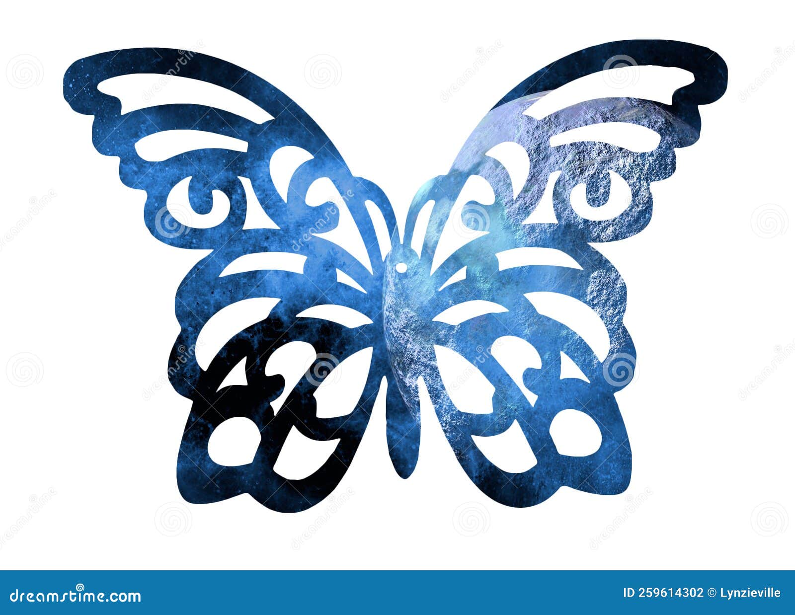 Mystical Butterfly Graphic Vector Art Stock Illustration - Illustration ...