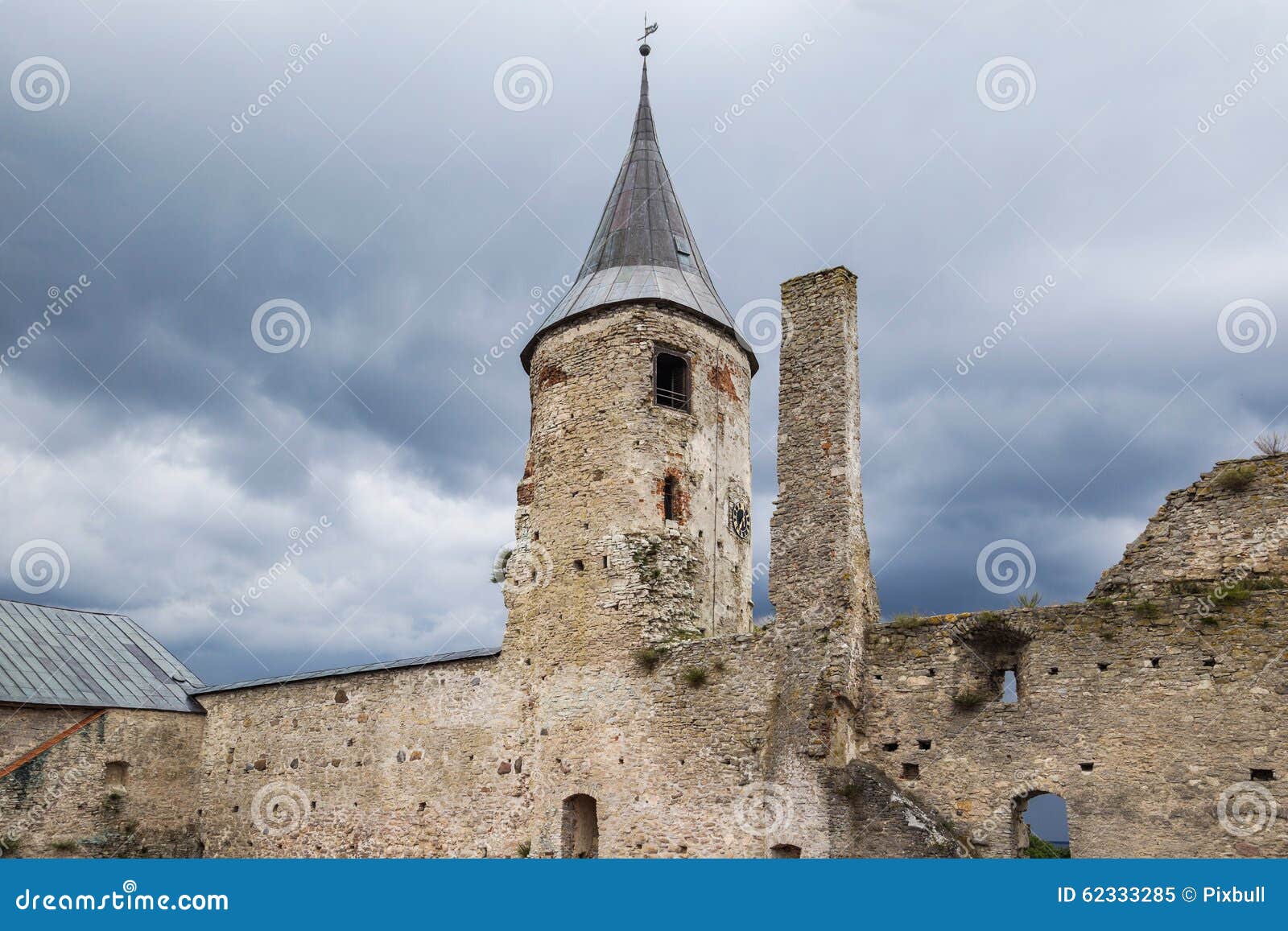 Mystical Castle in Haapsalu Stock Image - Image of legend, mysticism ...