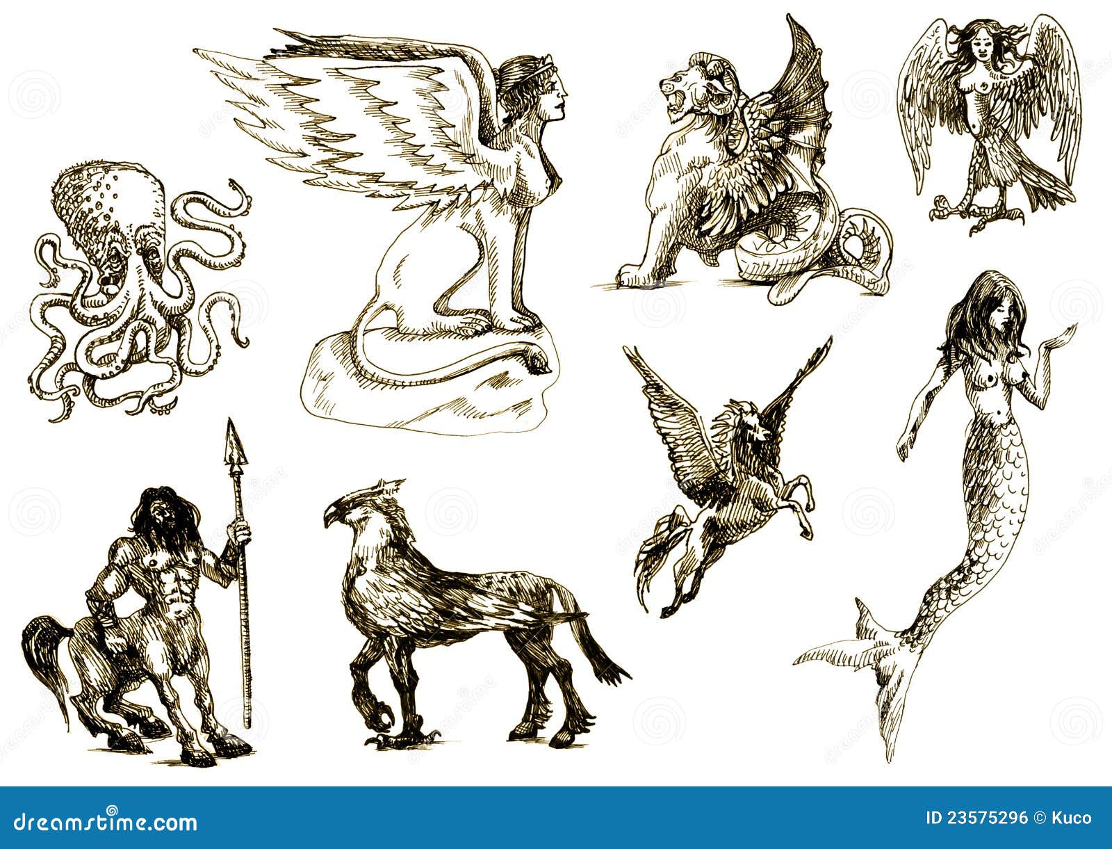 Mystical Creatures 1 Royalty Free Stock Image - Image: 23575296