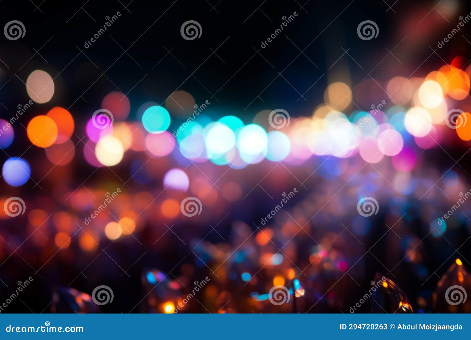 Mystical Dance of Abstract Blurred Lights, a Mesmerizing Visual ...