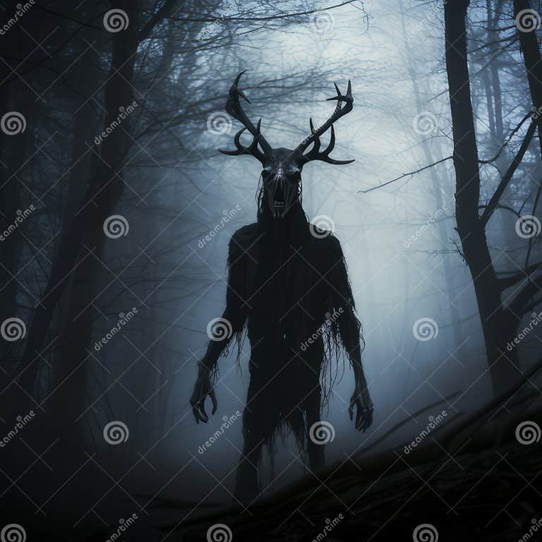 Mystical Encounter: Silhouette of a Enigmatic Skinwalker Amidst the ... Mystical Encounter: Silhouette of a Enigmatic Skinwalker Amidst the ...