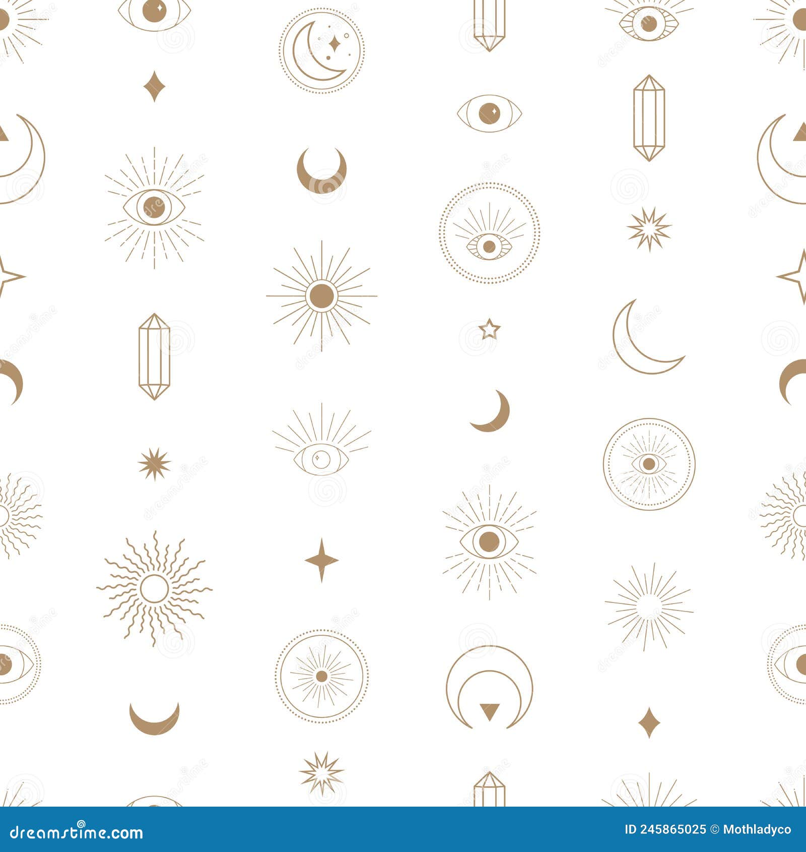 Mystical Esoteric Background, Astrology Wallpaper Stock Vector ...