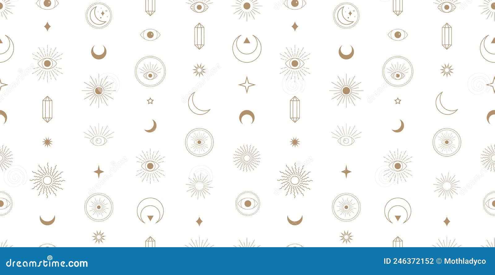 Mystical Esoteric Background, Astrology Wallpaper Stock Vector ...