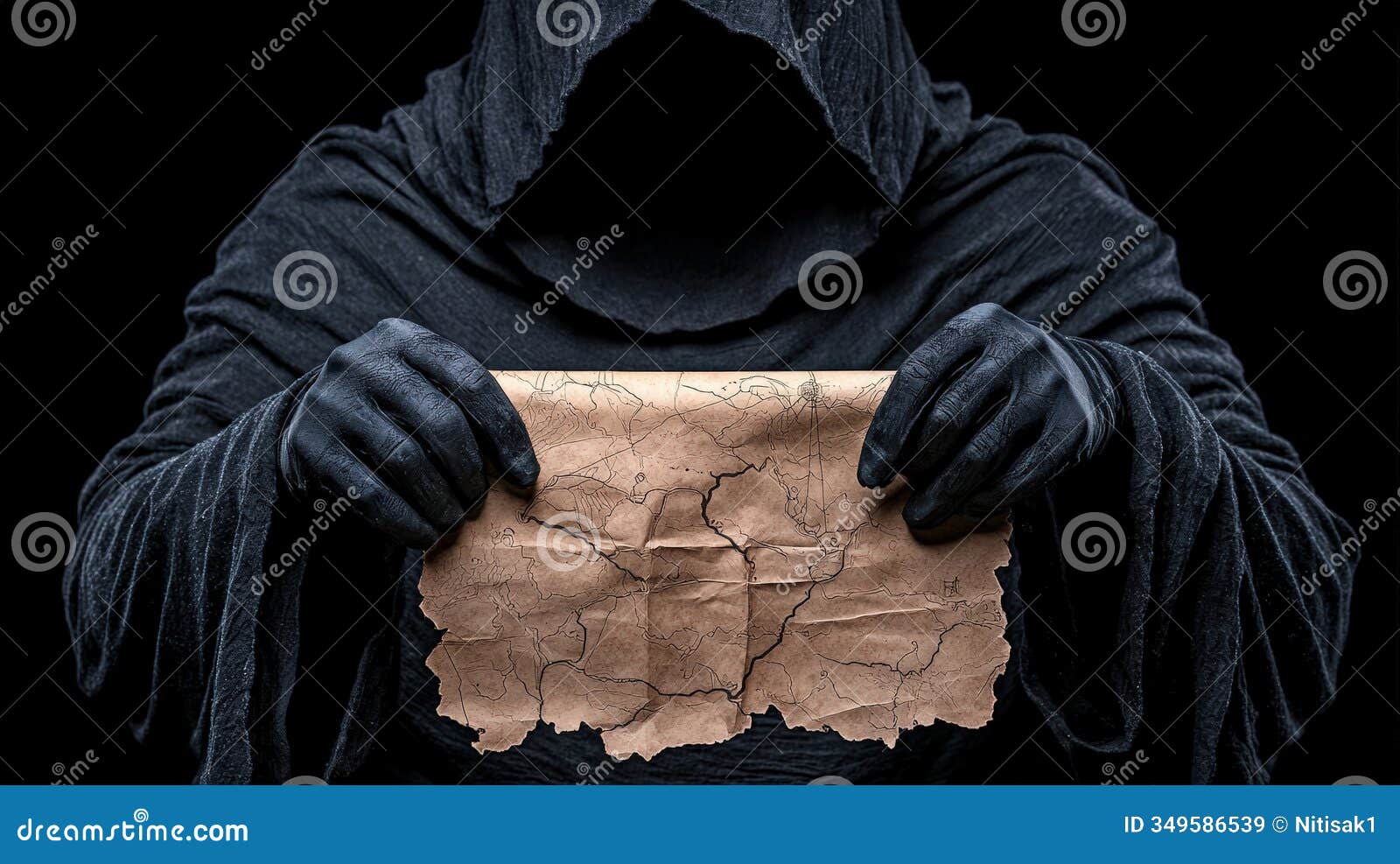 Mystical Figure Summoning Fire Energy In A Magical Setting Stock ...