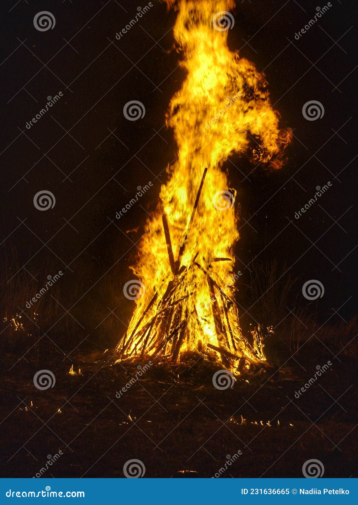 Mystical Flame Fire Sparks Halloween Stock Image - Image of background ...