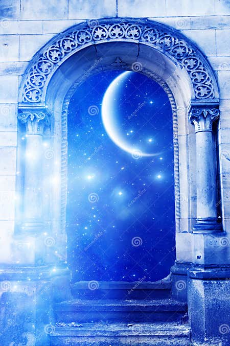 Mystical gate stock image. Image of mystical, paradise - 27585629