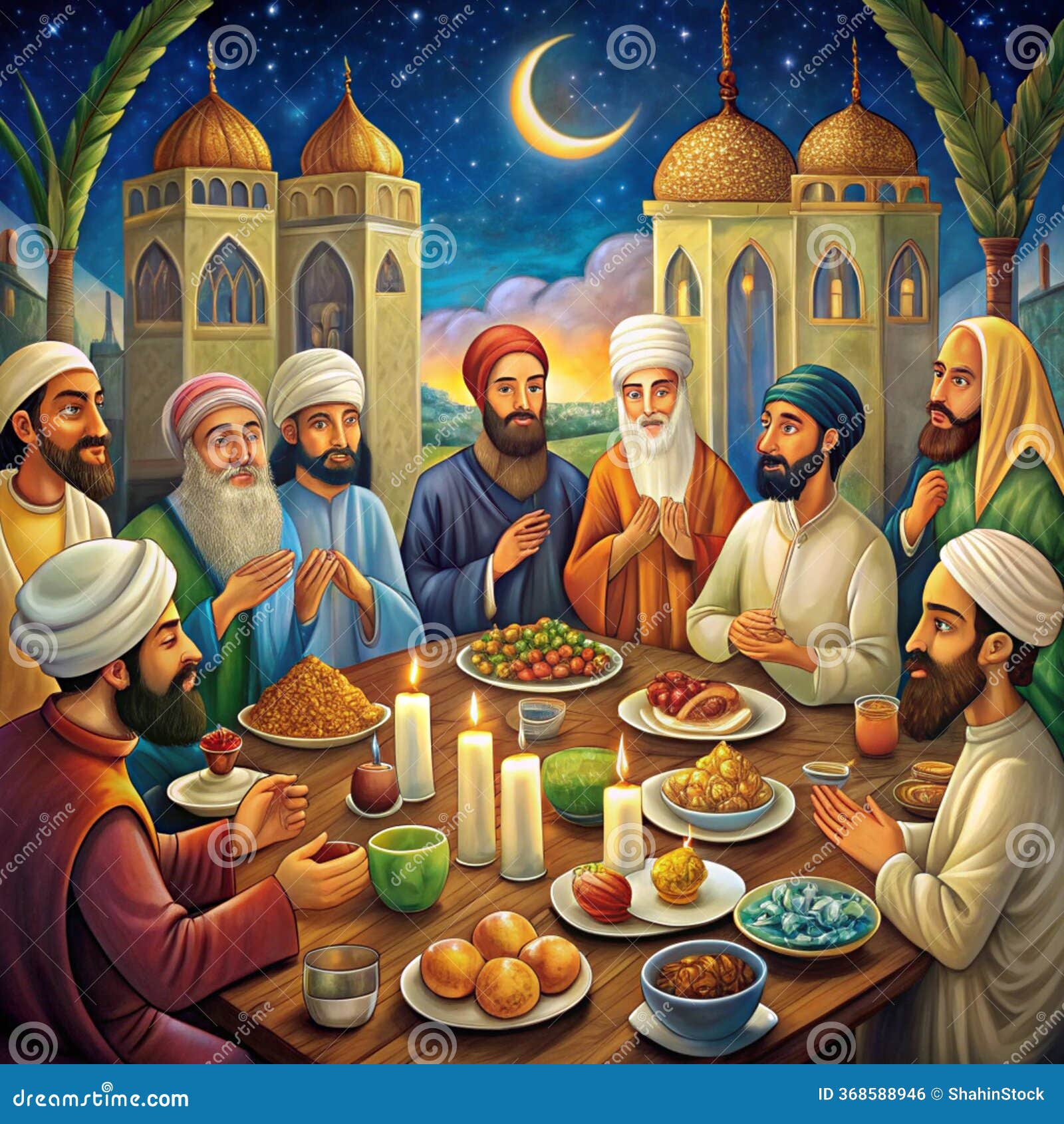 Feast Icon Vector Illustration | CartoonDealer.com #338537380