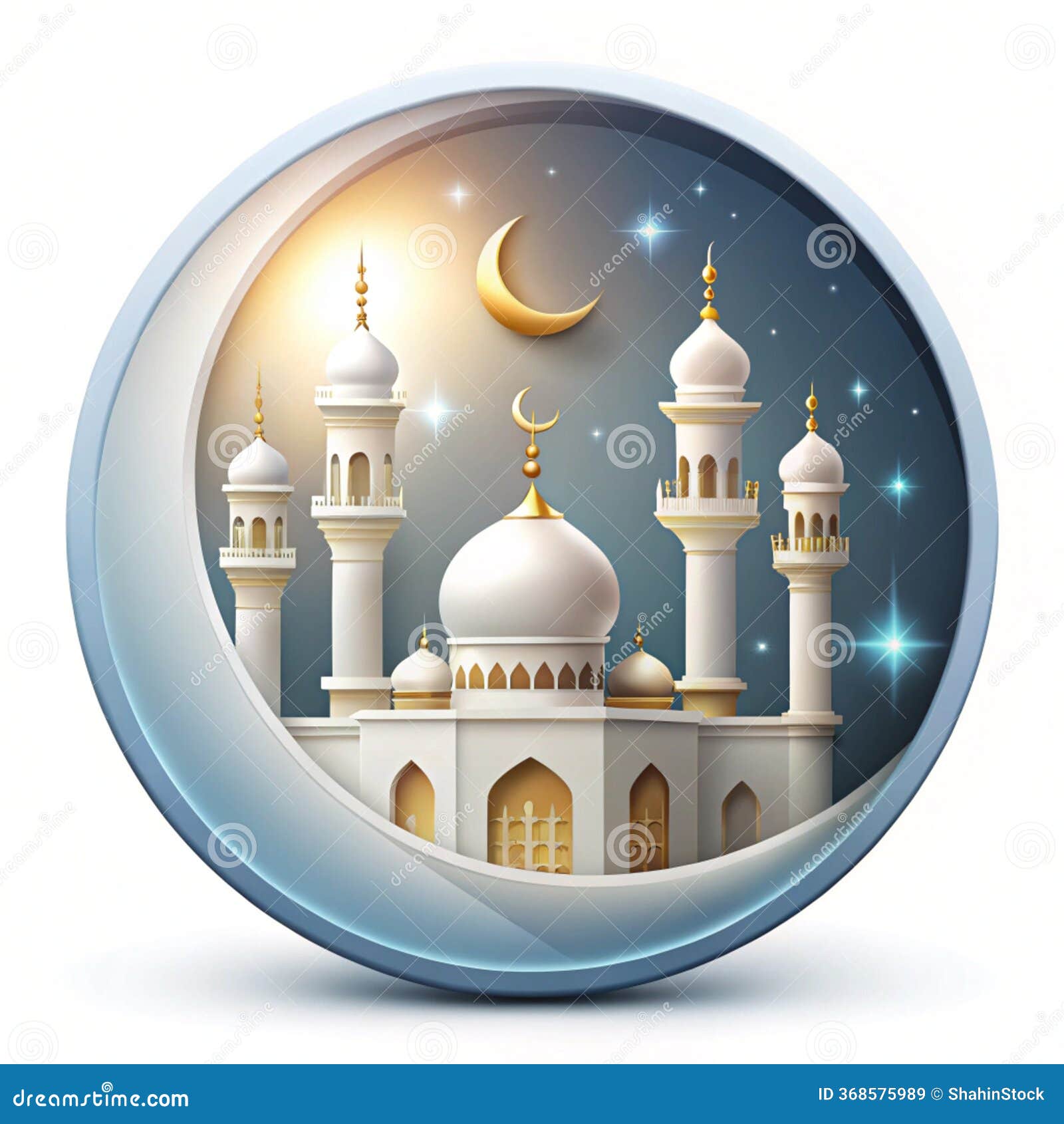 Mystical Iftar Mirage Icon Royalty-Free Stock Photo | CartoonDealer.com ...