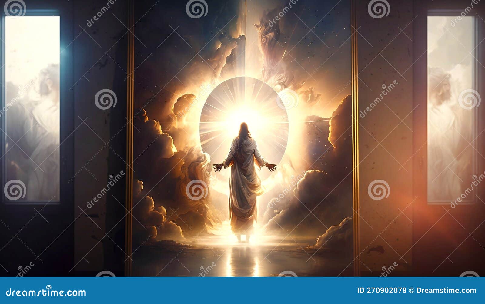 A Mystical Image of an Ethereal Entity, Surrounded by a Sacred ...