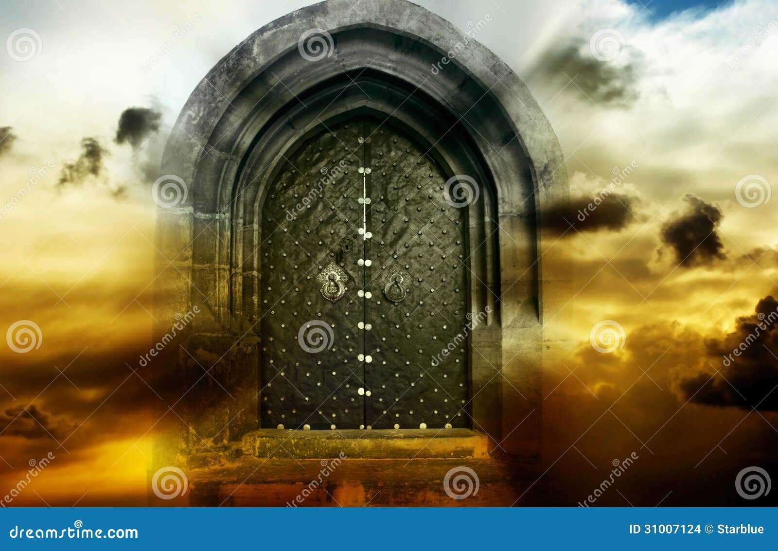 Mystical Magic Gate Stock Images - Image: 31007124