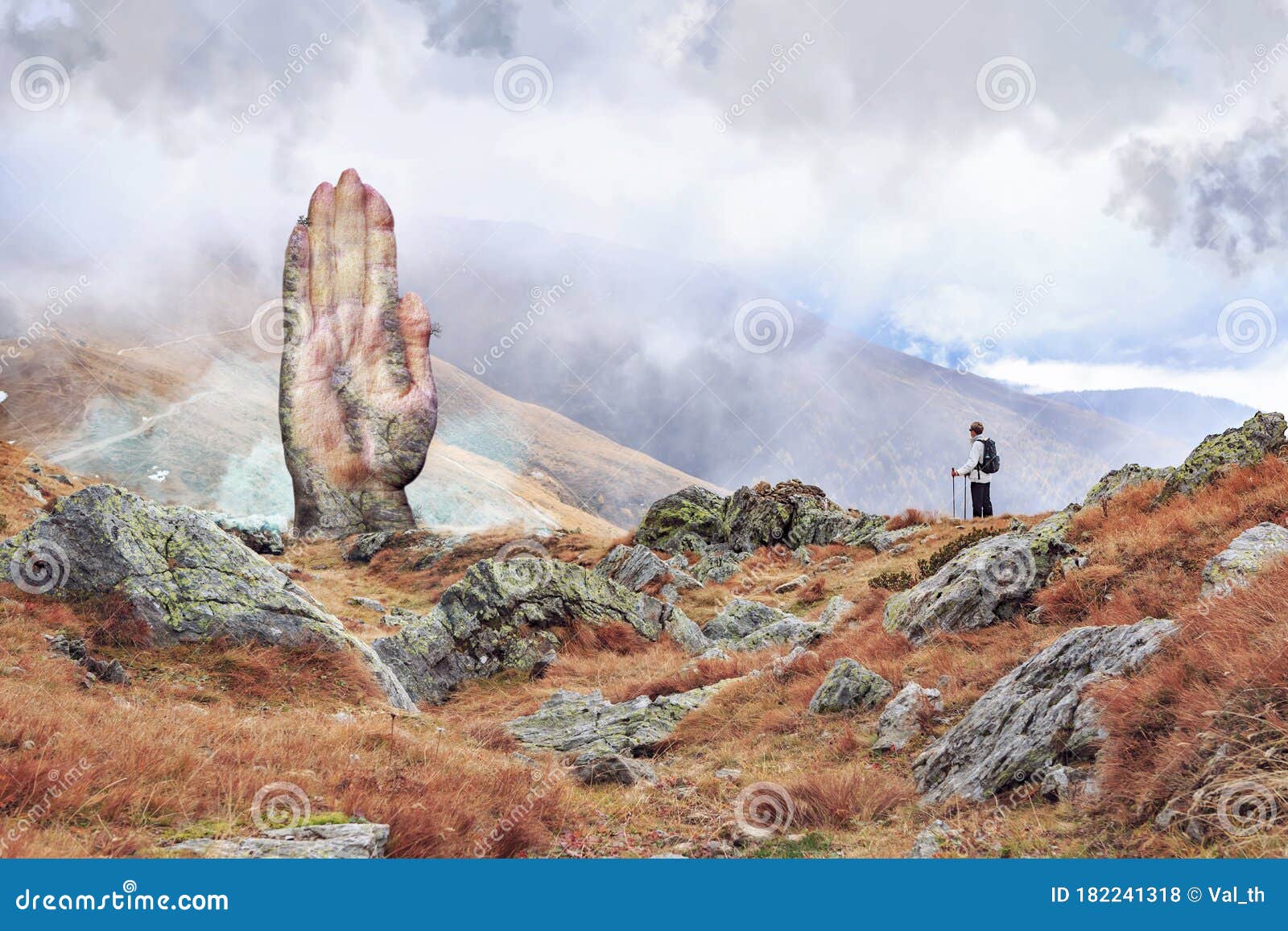 The stone hand stock photo. Image of offputting, rock - 182241318