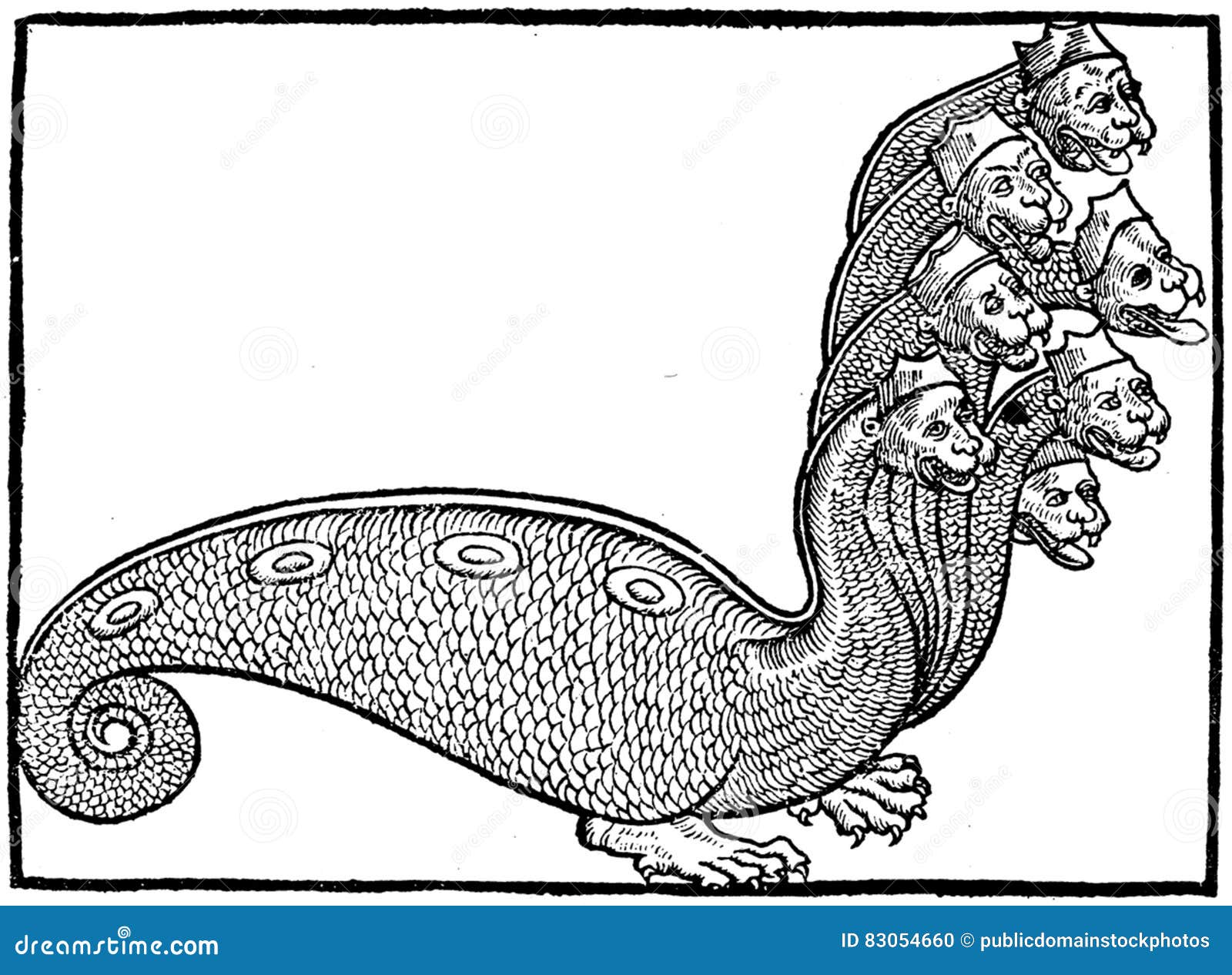 Mystical Multi-headed Beast Picture. Image: 83054660