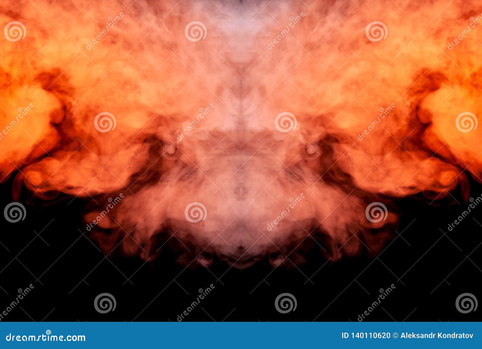 Sexy Smoke Ghost Spirit Floating In A Foggy Void Royalty-Free Stock ...
