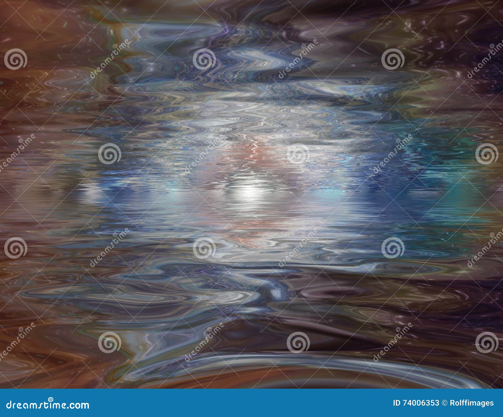 Mystical Reflections stock illustration. Illustration of deep - 74006353
