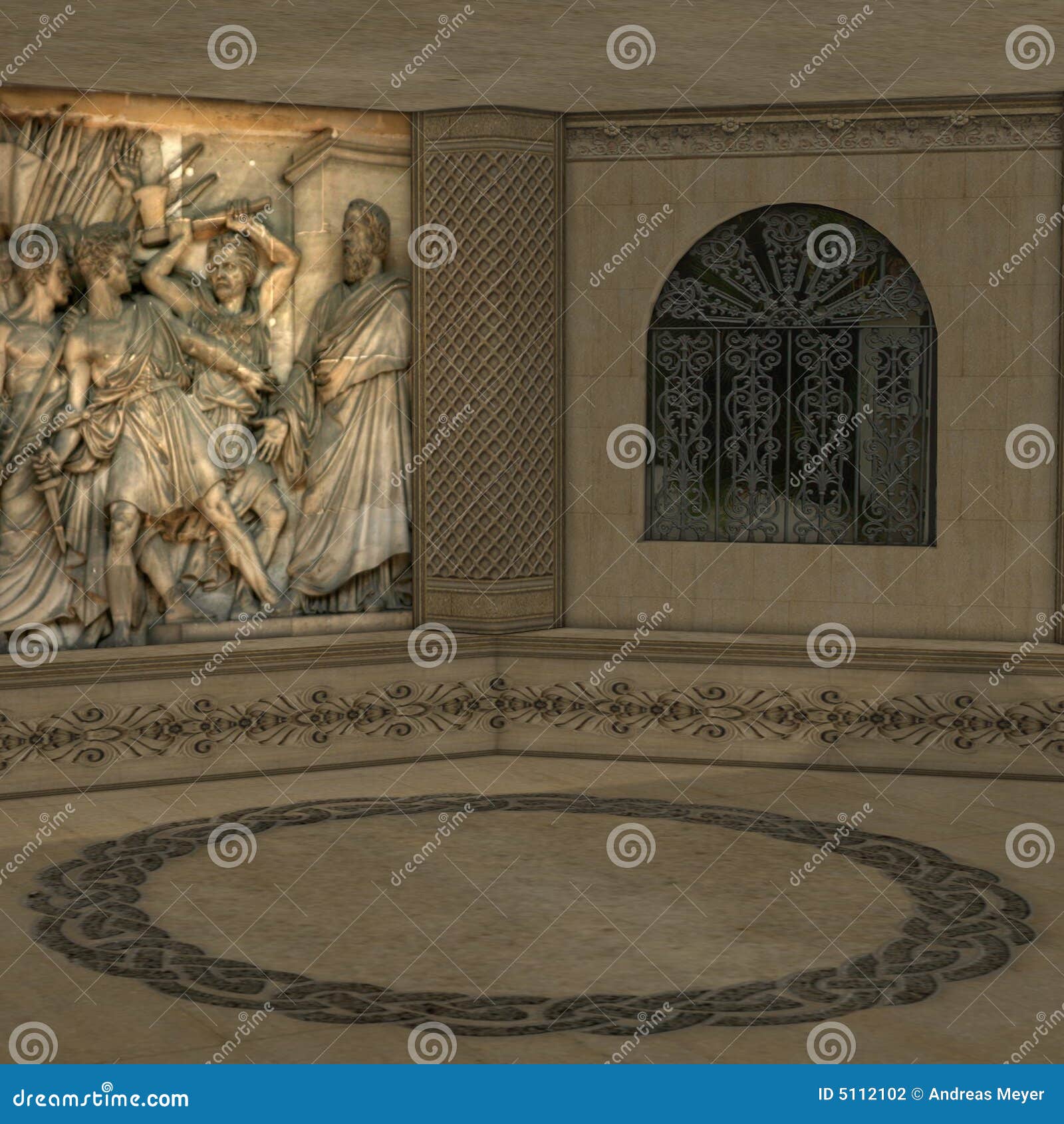 Mystical Ritual Room stock illustration. Illustration of history - 5112102