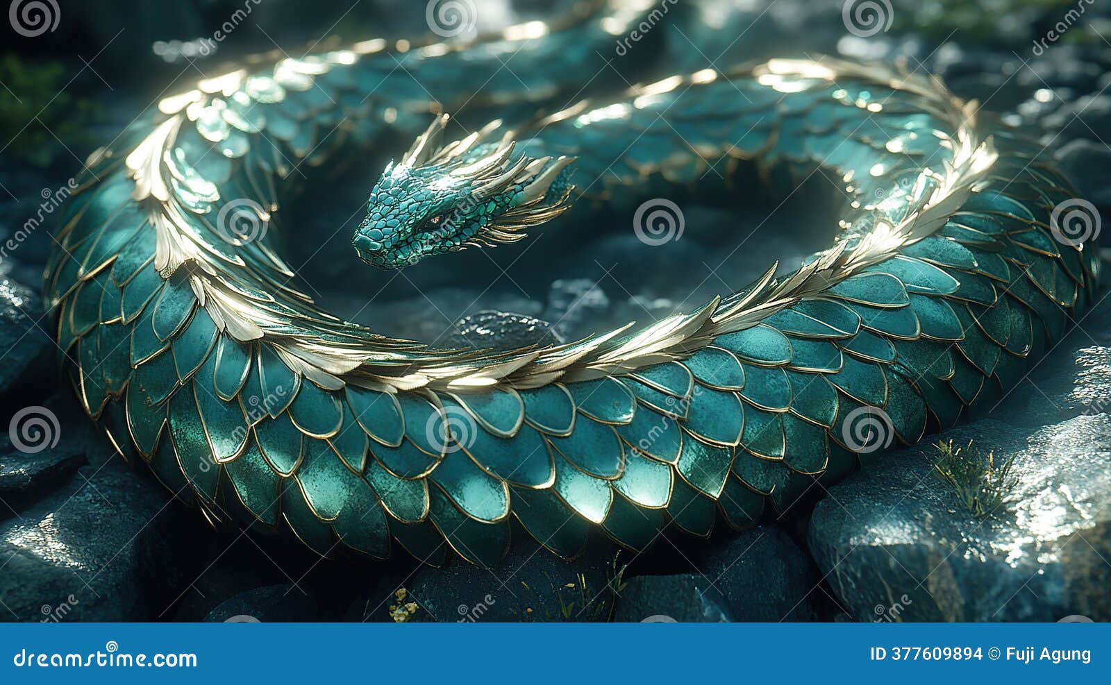 Serpent-Coiled Letter N: 3D Nature Typography With Python Snake And ...