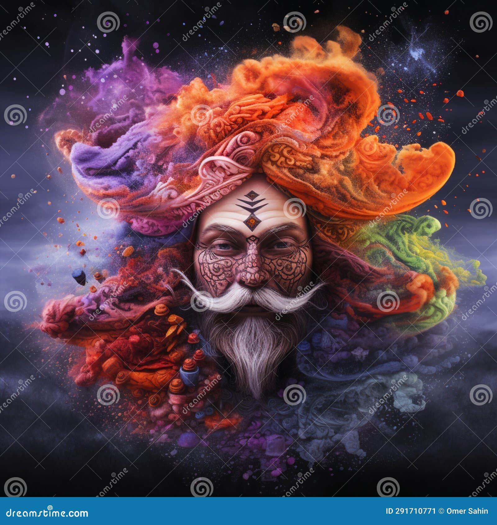 Mystical Spice Alchemist stock image. Image of style - 291710771