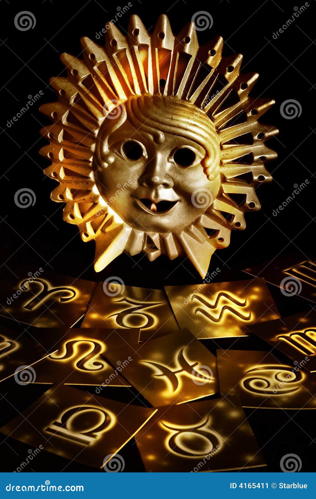 Mystical sun stock image. Image of zodiac, signs, esoteric - 4165411