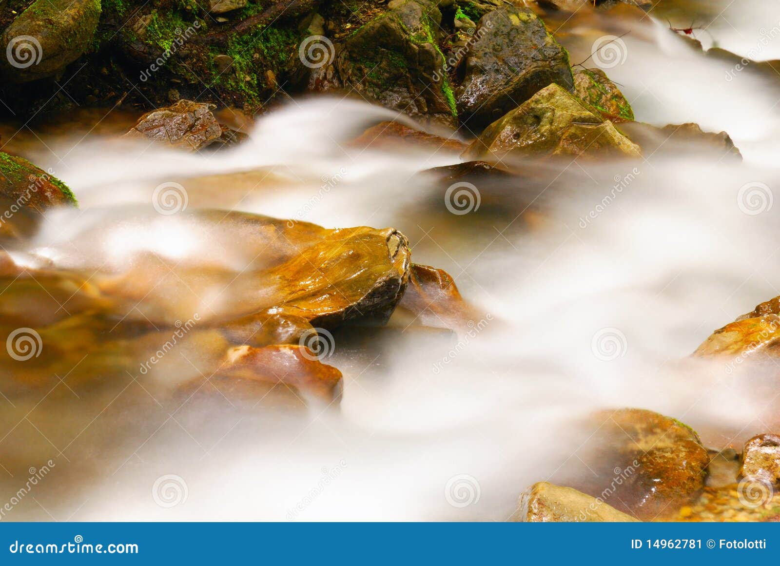 Mystical water stock image. Image of stream, waterfall - 14962781