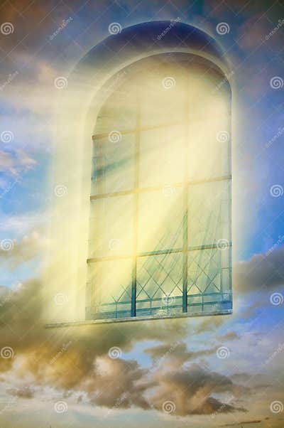 Mystical window stock image. Image of angelic, miracle - 17790661