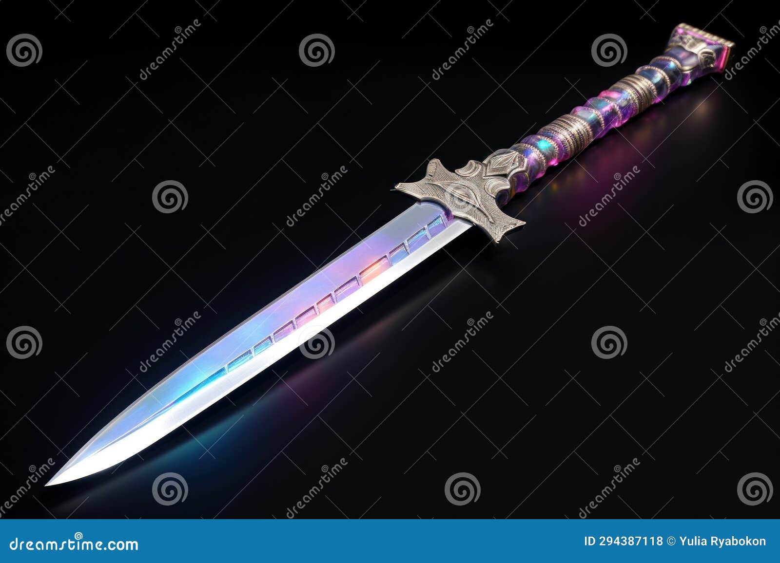 Mystifying Exotic Short Sword Banner. Generate Ai Stock Photo - Image ...