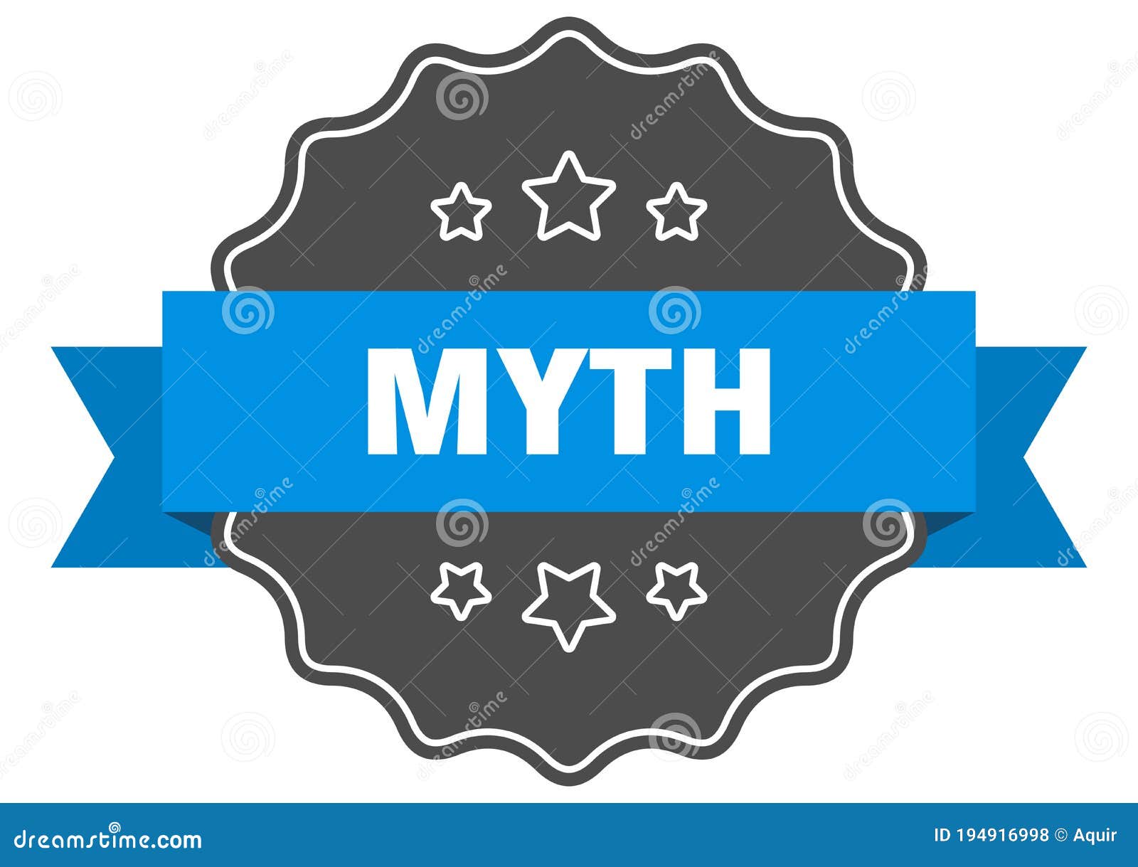 Myth Label. Myth Isolated Seal. Sticker. Sign Stock Vector ...