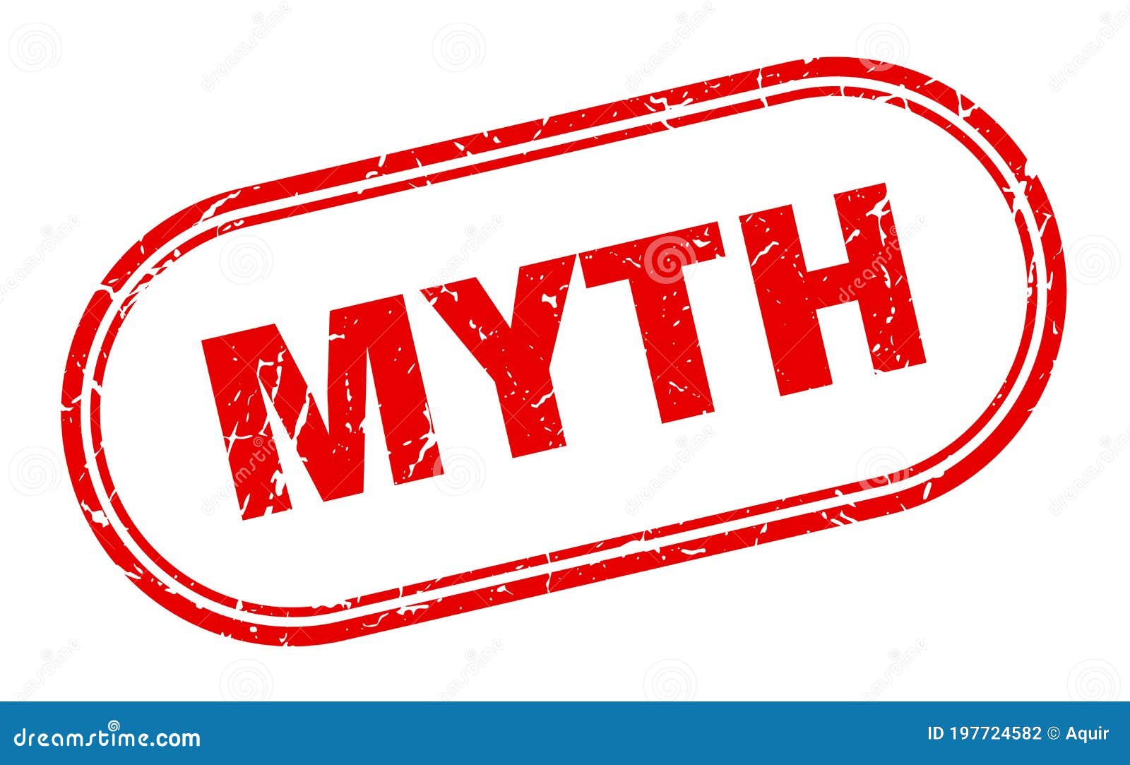 Myth Red Stamp Stock Photography | CartoonDealer.com #95566652