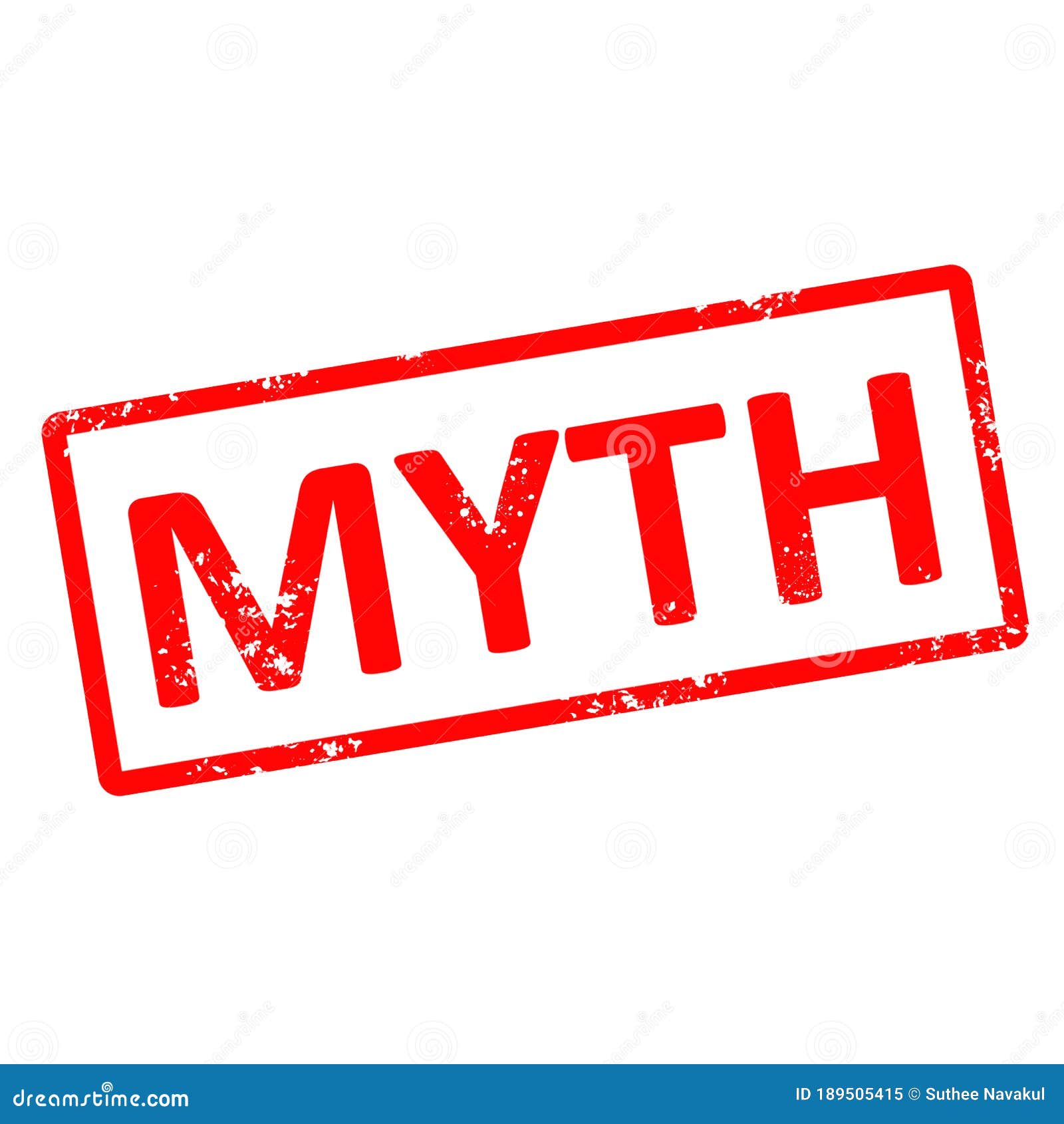 Myth Red Stamp Stock Photography | CartoonDealer.com #95566652