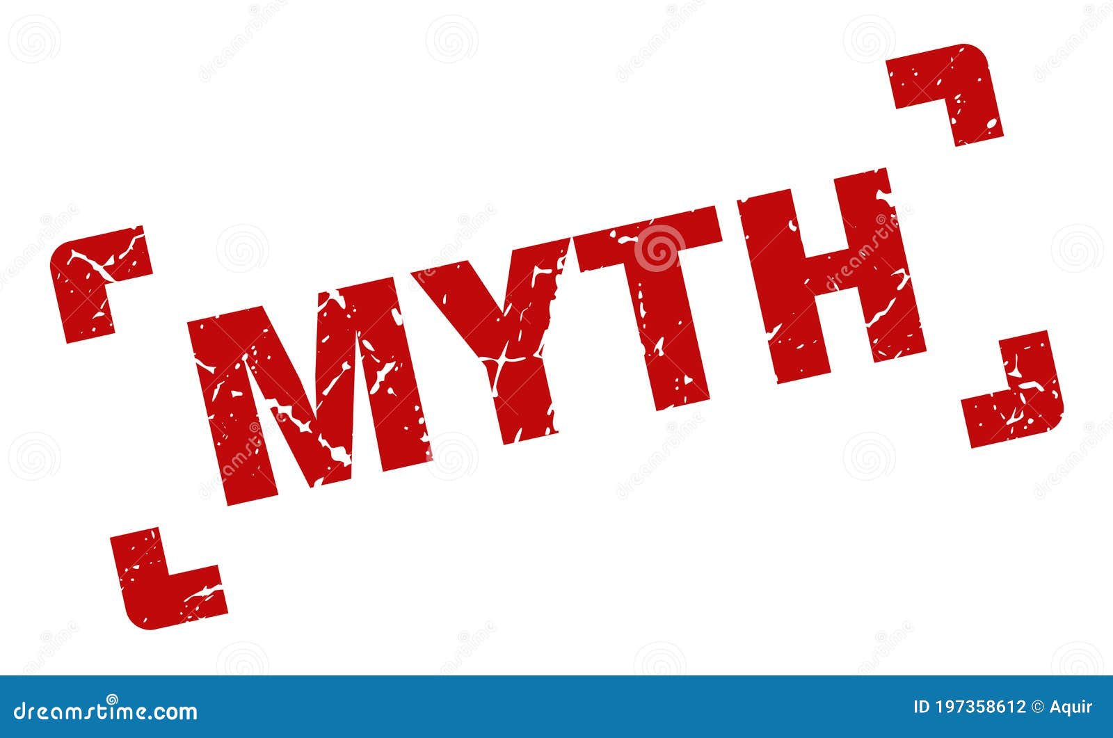 Myth Red Stamp Stock Photography | CartoonDealer.com #95566652