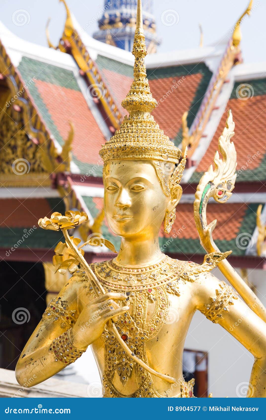 Mythic creature Kinnara stock image. Image of sculpture - 8904577