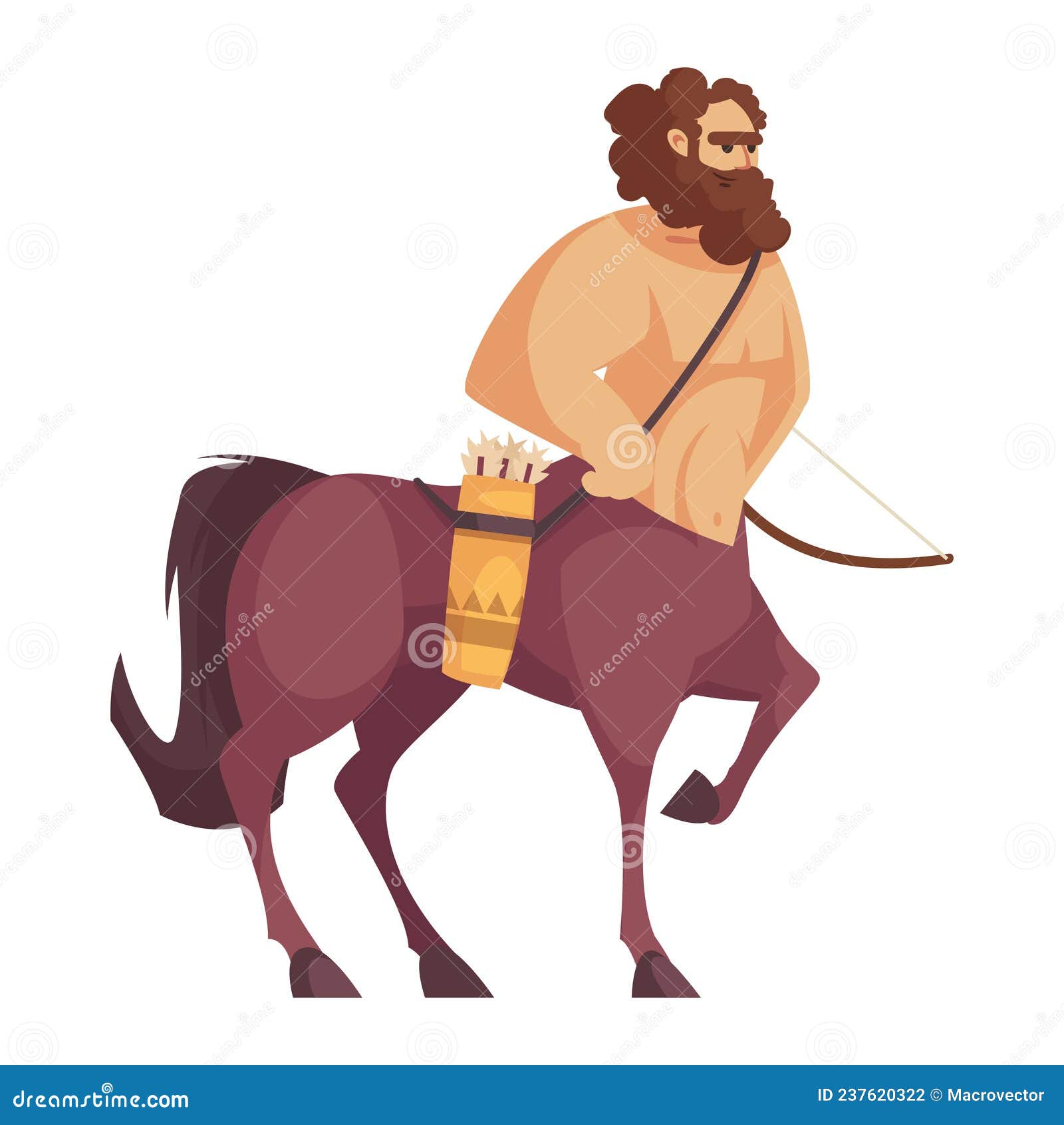 Mythical Centaur Creature Composition Stock Vector - Illustration of ...