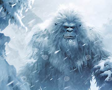 The Mythical Creature Called the Yeti is a Mythical Creature. Stock ...