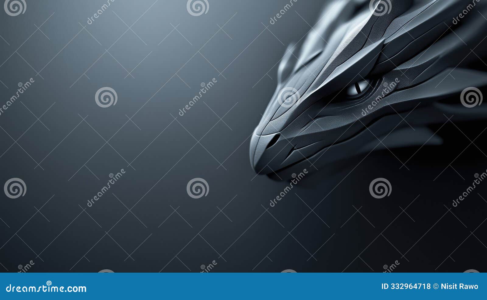 Mythical Creature, Emerging from the Shadows, Legendary Status, 3D ...