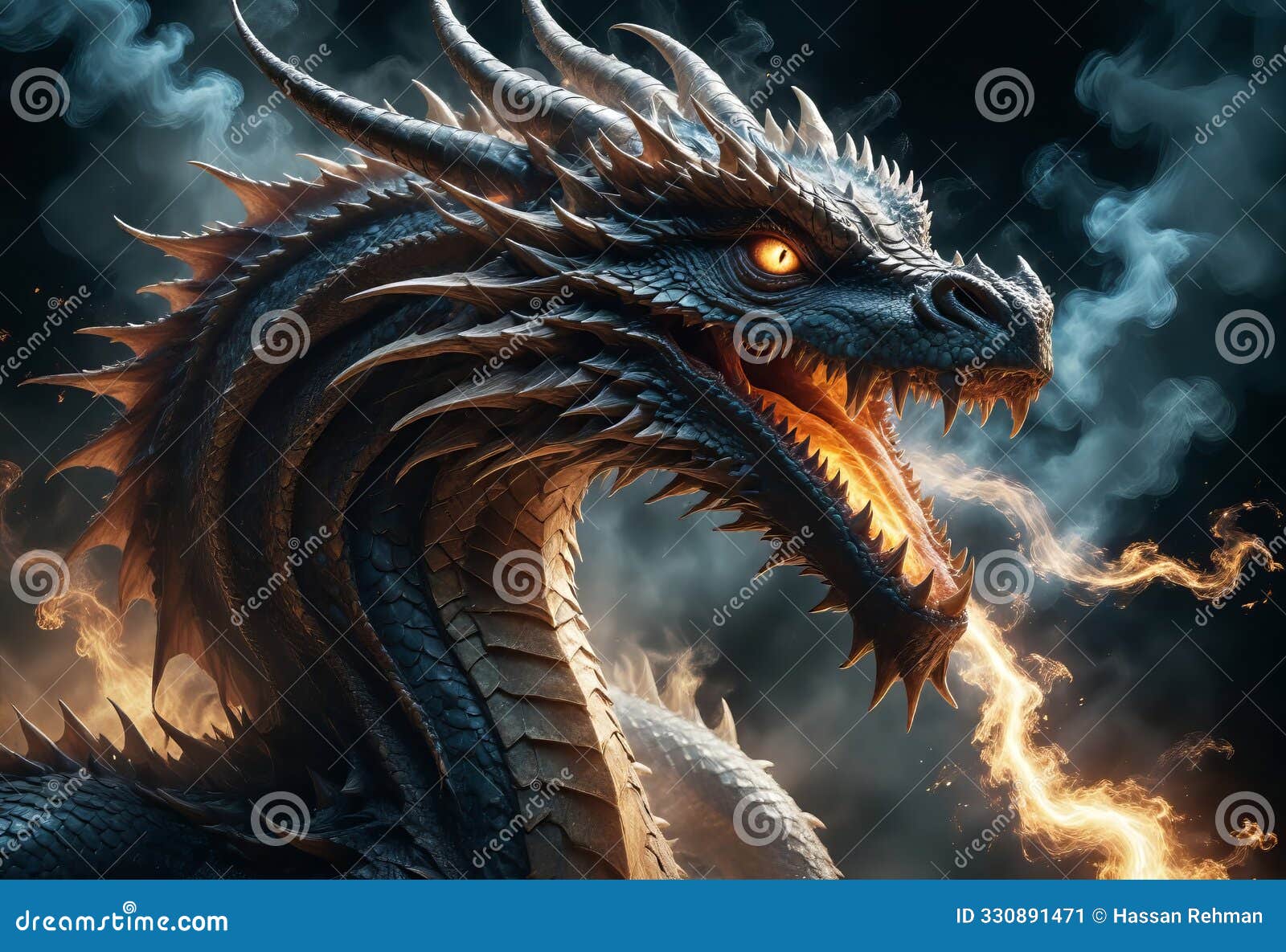 Mythical Dragon, The Embodiment Of Ancient Power And Wisdom Royalty ...