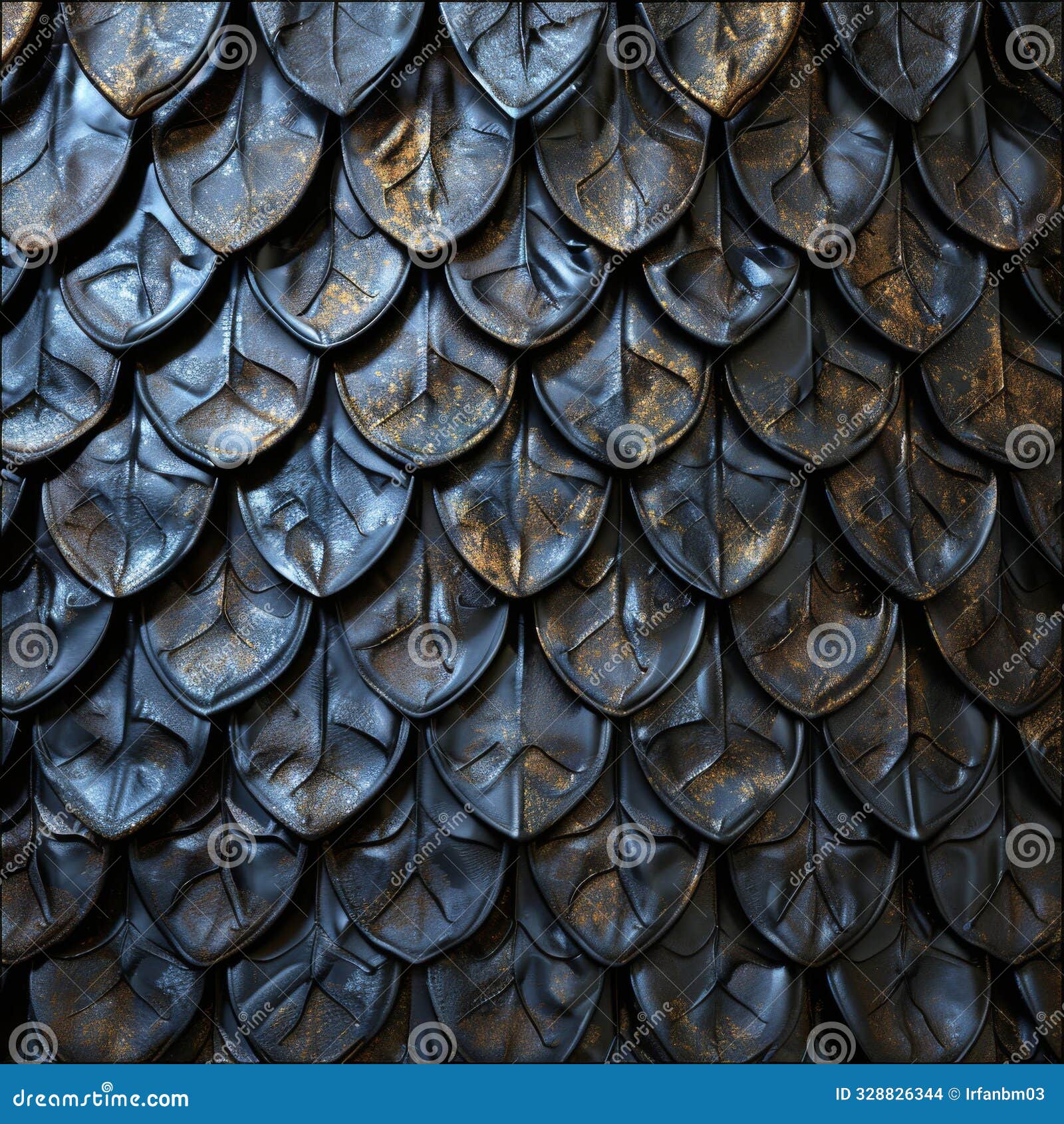 Mythical Dragon Scale Texture. Fantasy Concept Royalty-Free Stock Image ...