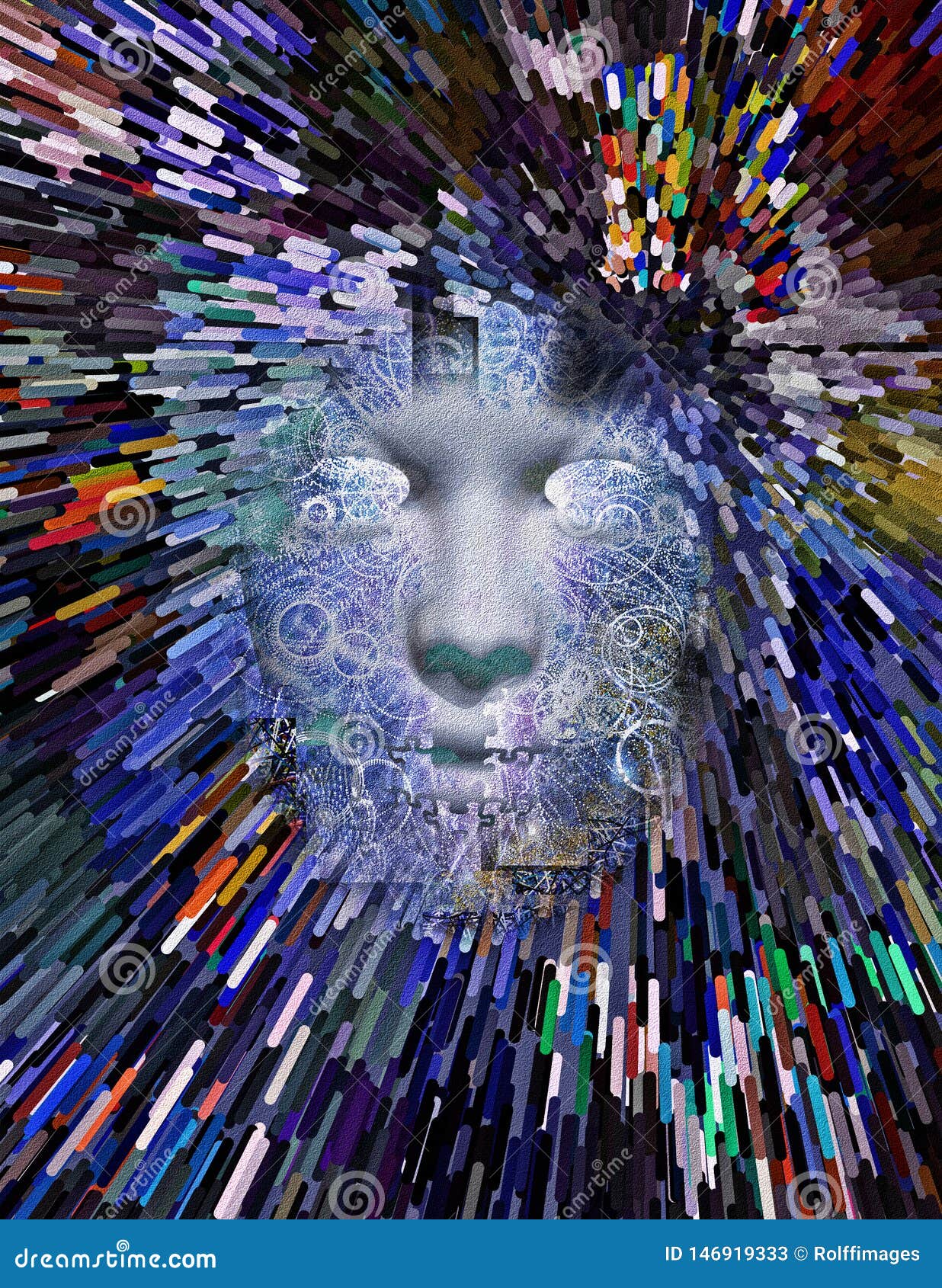 Mythical Face Stock Image | CartoonDealer.com #128452693