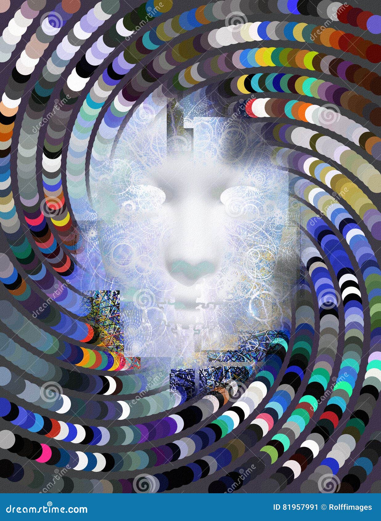 Mythical Face Stock Image | CartoonDealer.com #128452693