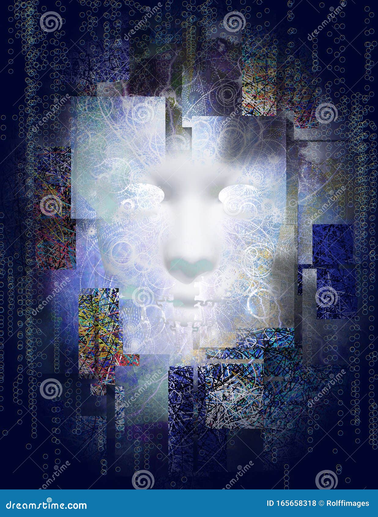 Mythical Face Stock Image | CartoonDealer.com #128452693