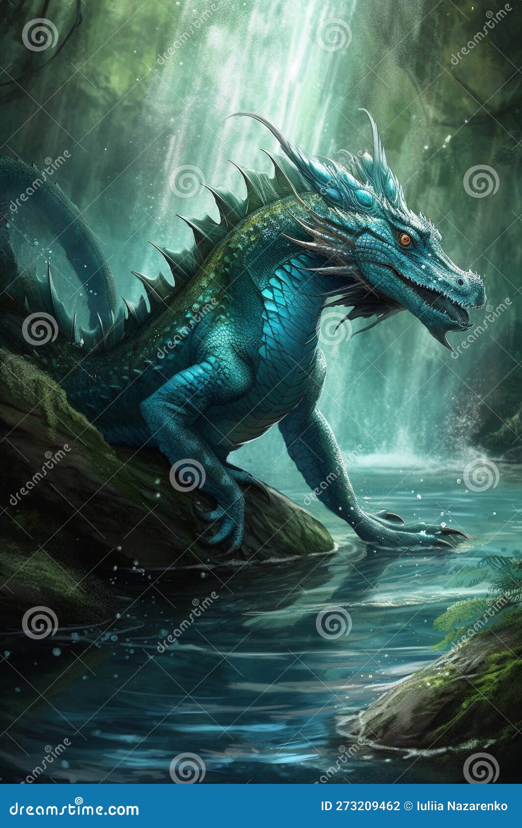 Mythical Huge Dragon. Concept: Signs of the Zodiac Stock Photo - Image ...