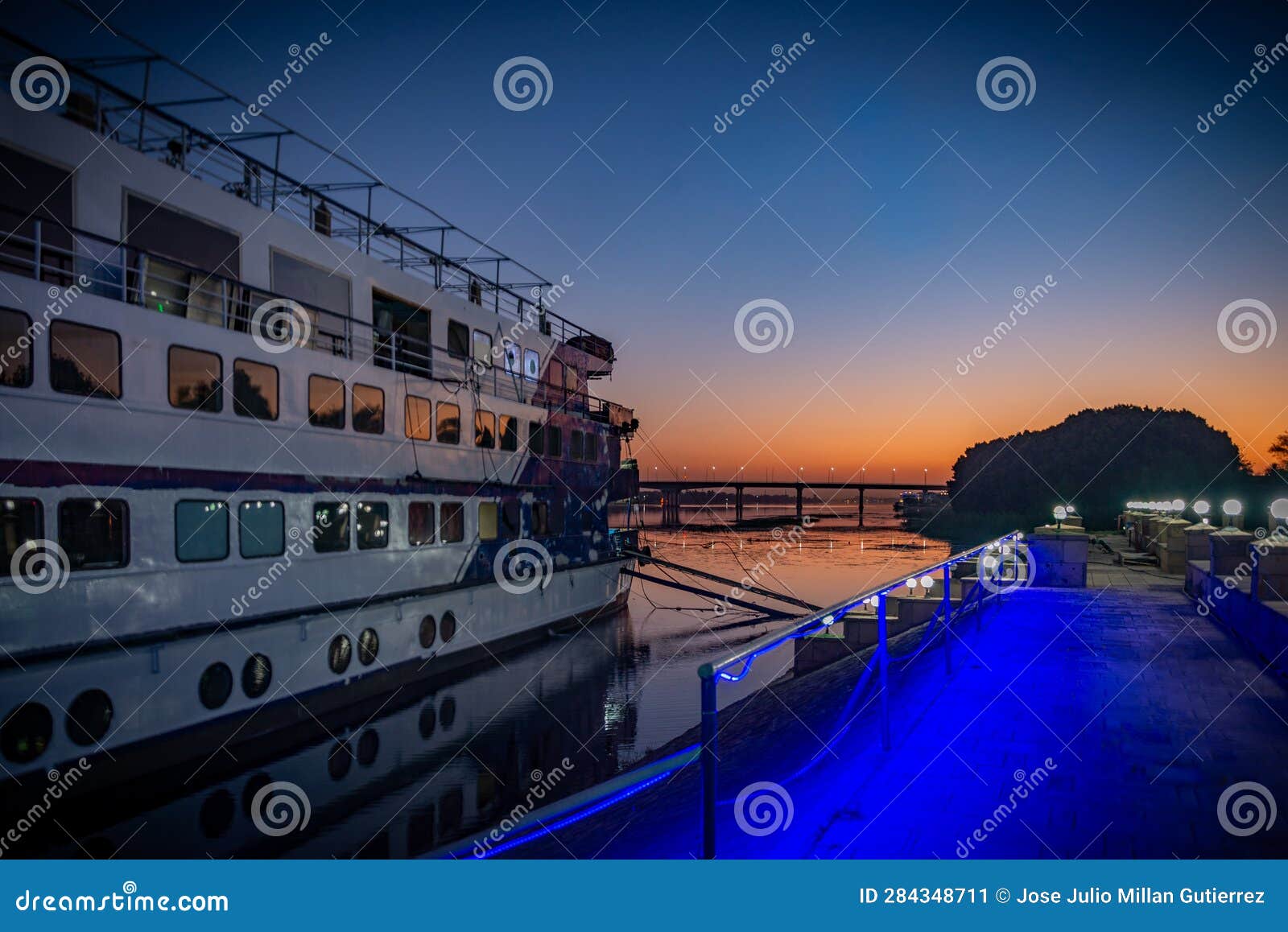Mythical River of the Country of the Pharaohs in Egypt Stock Image ...