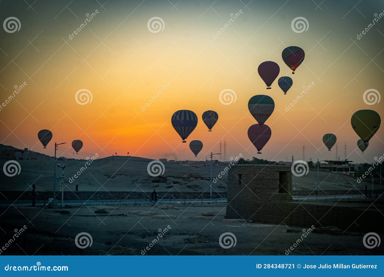 Mythical River of the Country of the Pharaohs in Egypt Stock Image ...