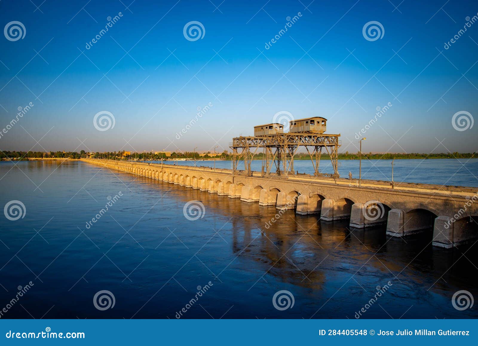 Mythical River of the Country of the Pharaohs in Egypt Stock Photo ...