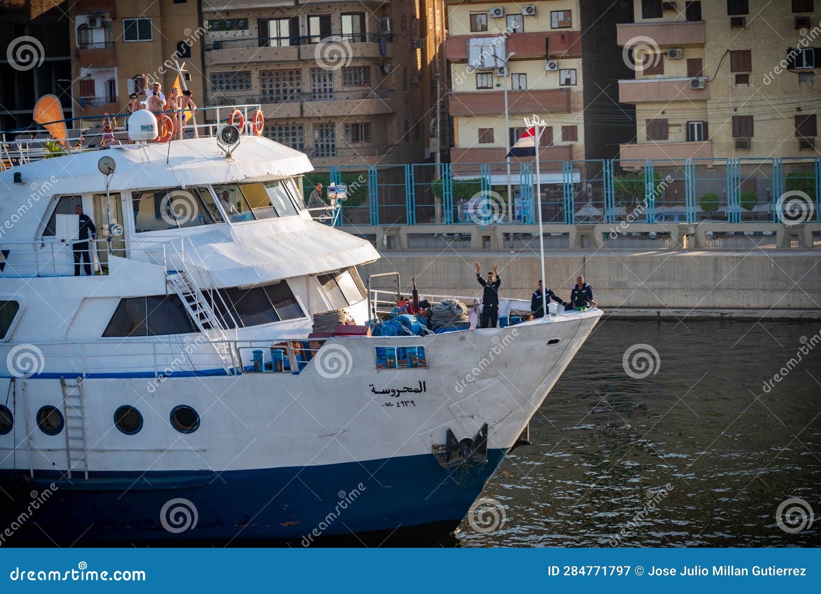 Mythical River of the Country of the Pharaohs in Egypt Editorial ...