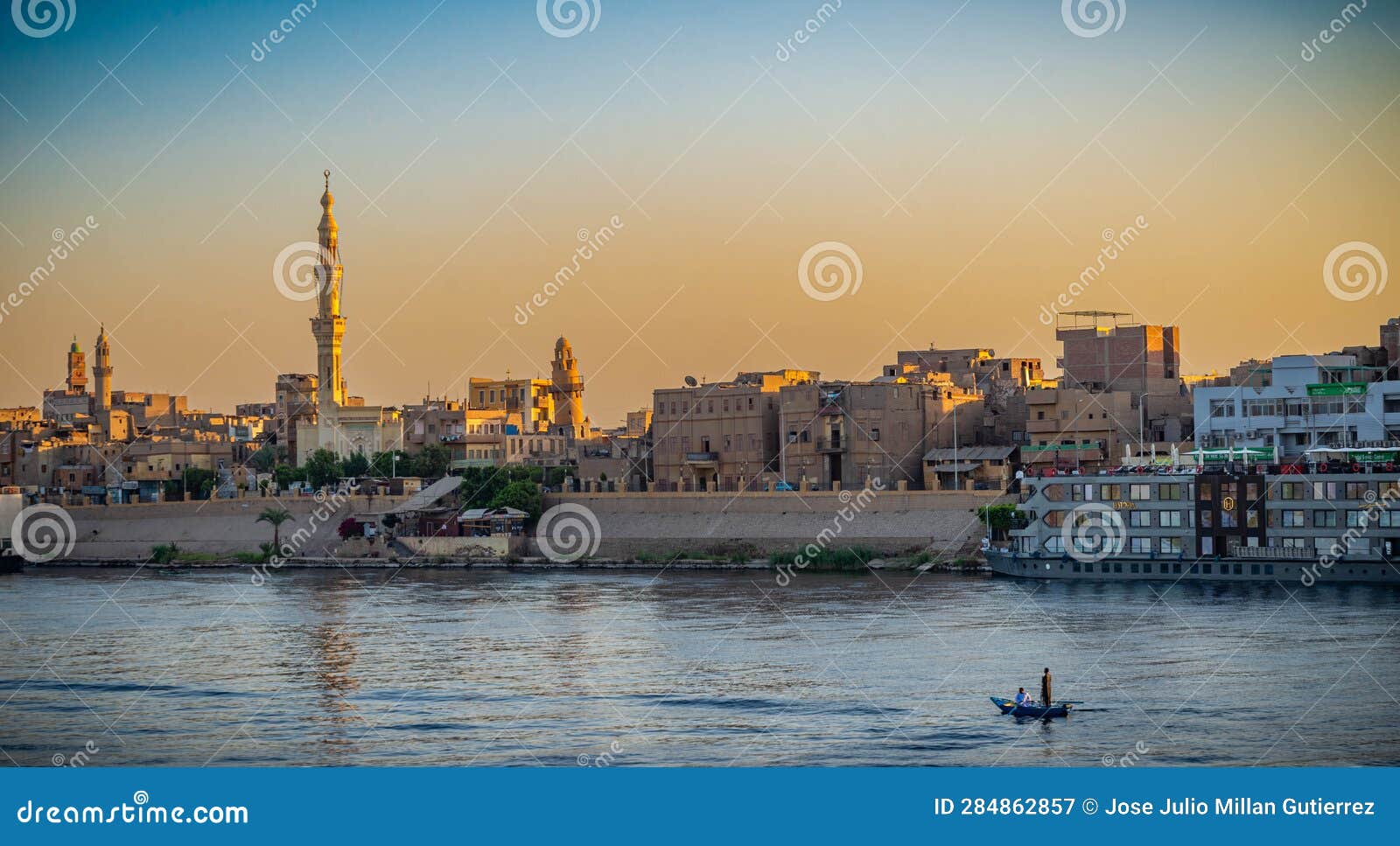 Mythical River of the Country of the Pharaohs in Egypt Editorial ...