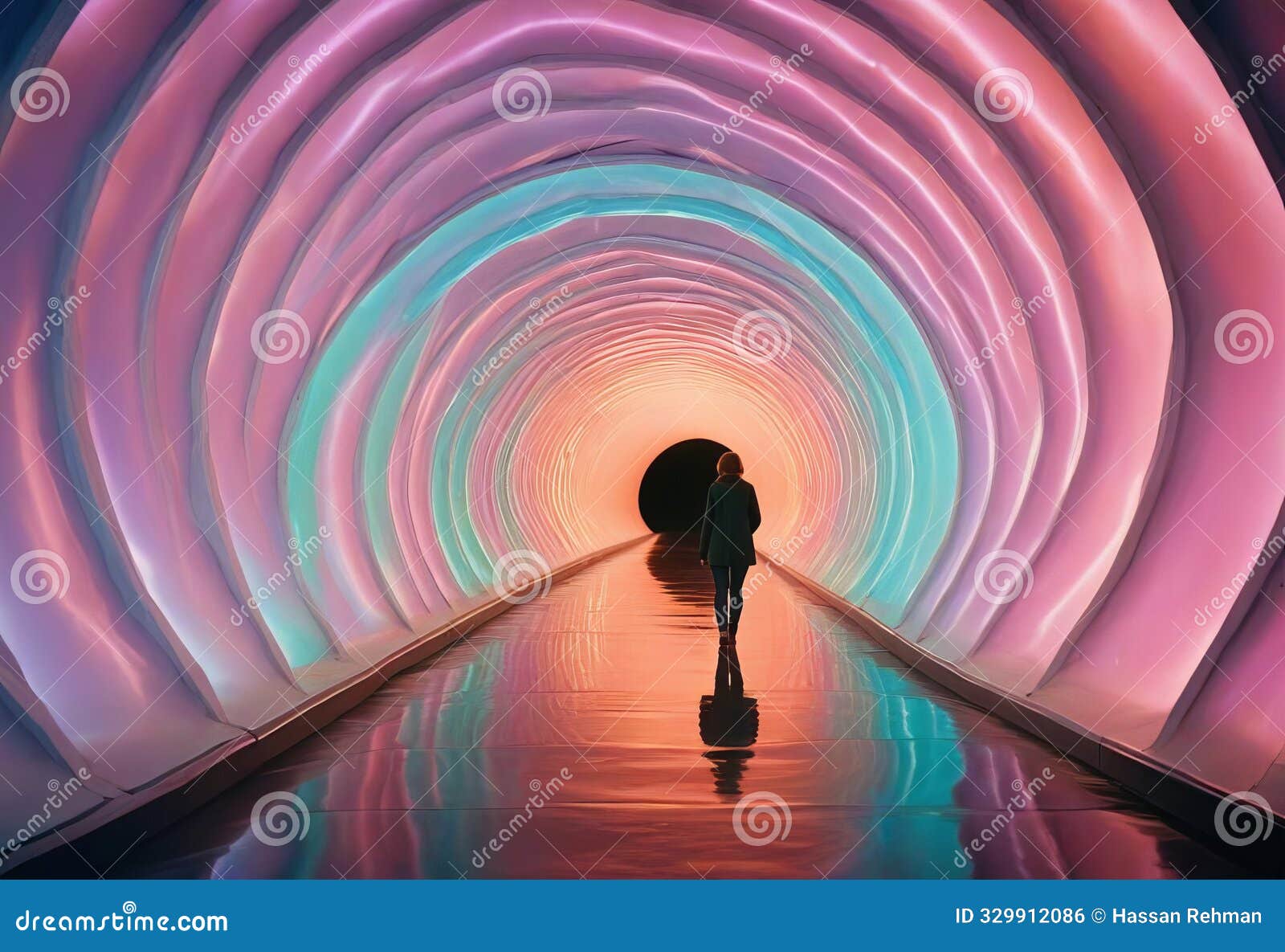 A Mythical Spiral Tunnel that Twists and Turns through Various ...