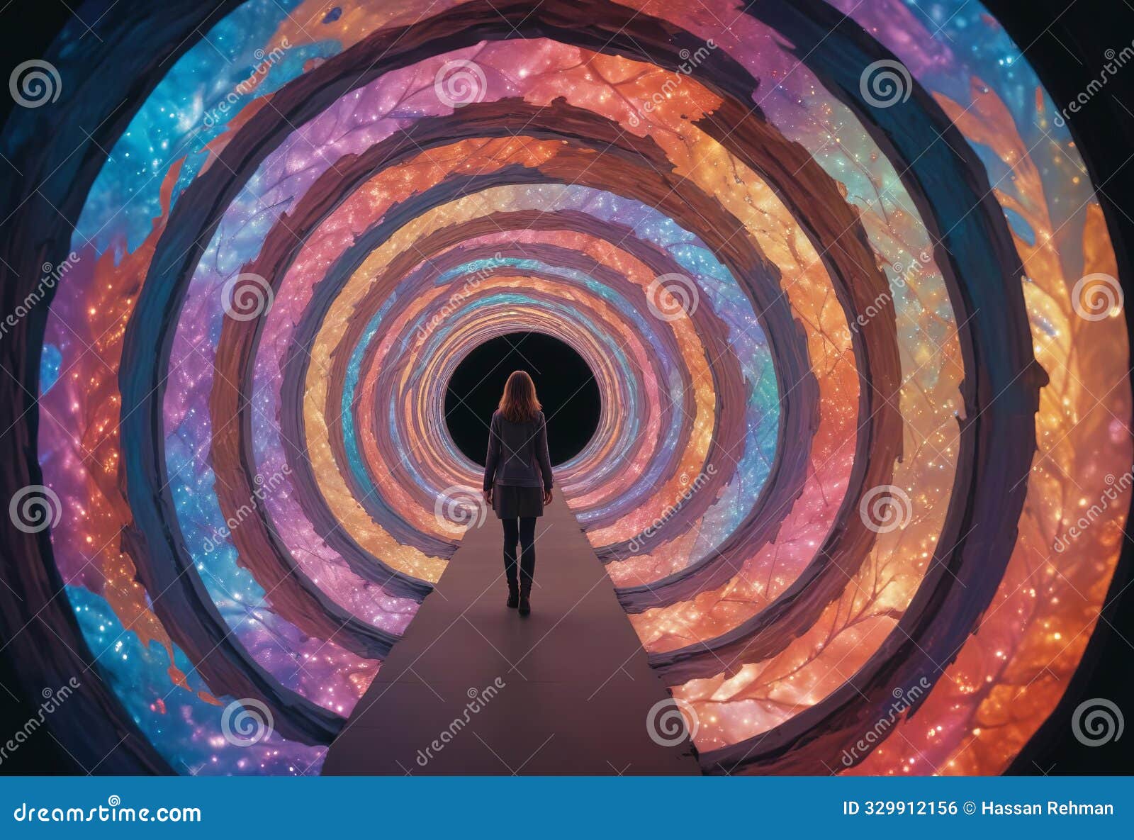 A Mythical Spiral Tunnel That Twists And Turns Through Various ...