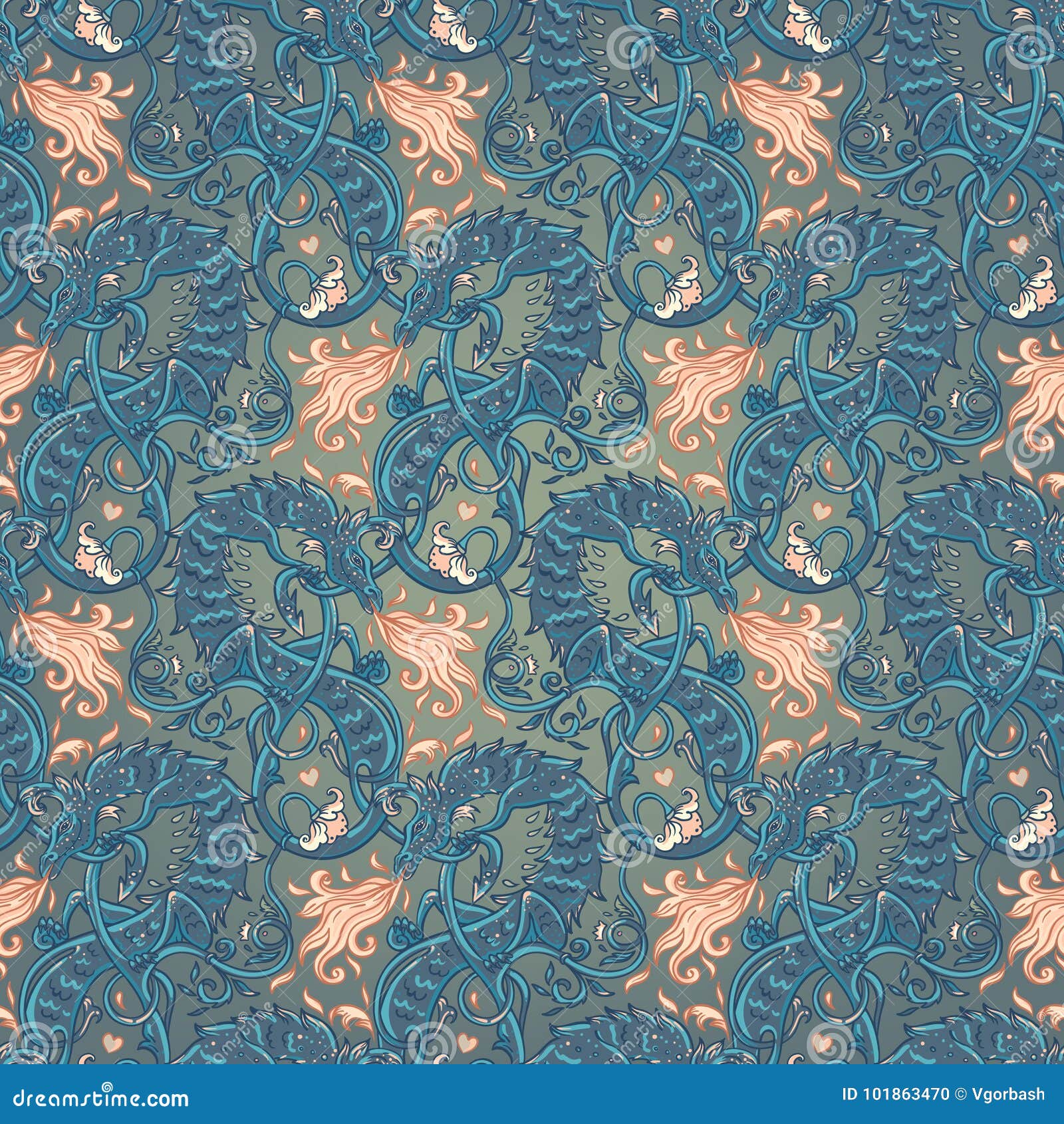 Mythological Magic Beast Basilisk, Legendary Bizarre Creature. S Stock ...