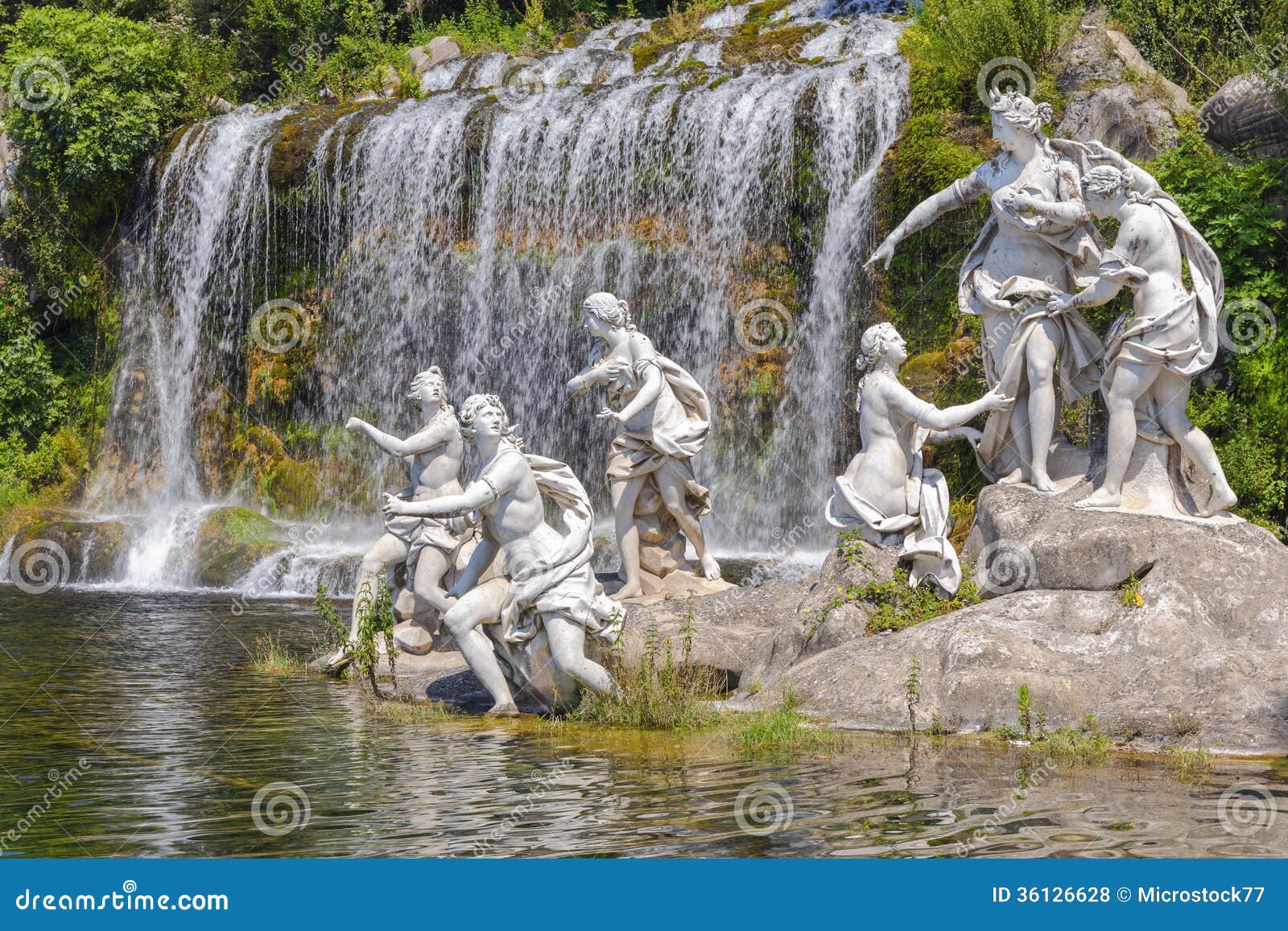 Mythologische Statuen Der Nymphen Lizenzfreie Stockfotos - Bild: 36126628