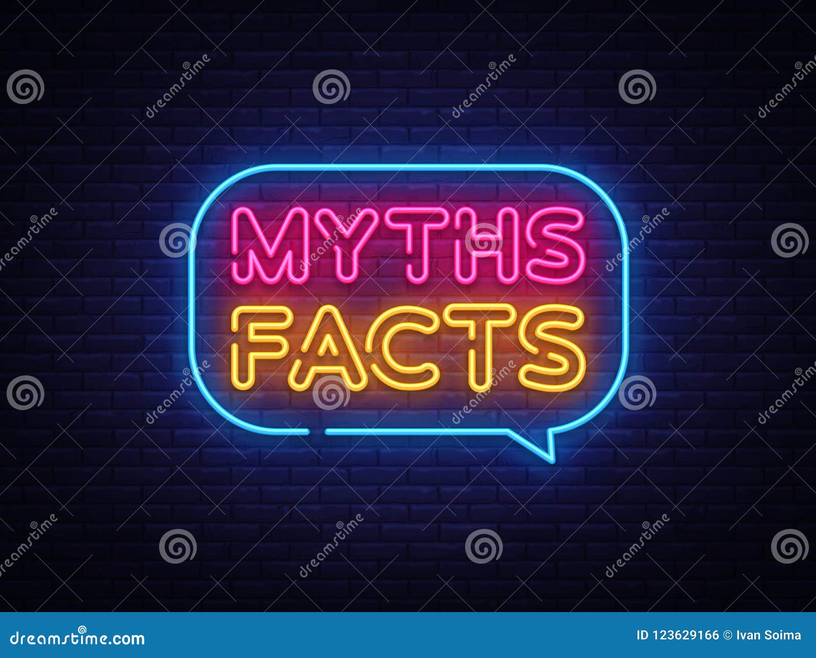 Myths Facts Neon Text Vector. Myths Facts Neon Sign, Design Template ... Myths Facts Neon Text Vector. Myths Facts Neon Sign, Design Template ...